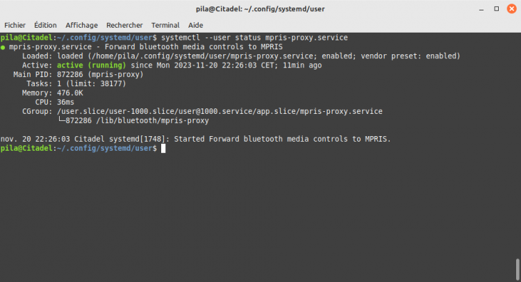 Linux Mint / Ubuntu : Transmettre les informations de lecture multimédia via Bluetooth (AVRCP TG ...